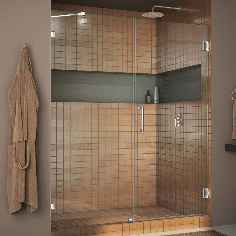 Dreamline Unidoor Lux 46 X 72 Hinged Frameless Shower Door With
